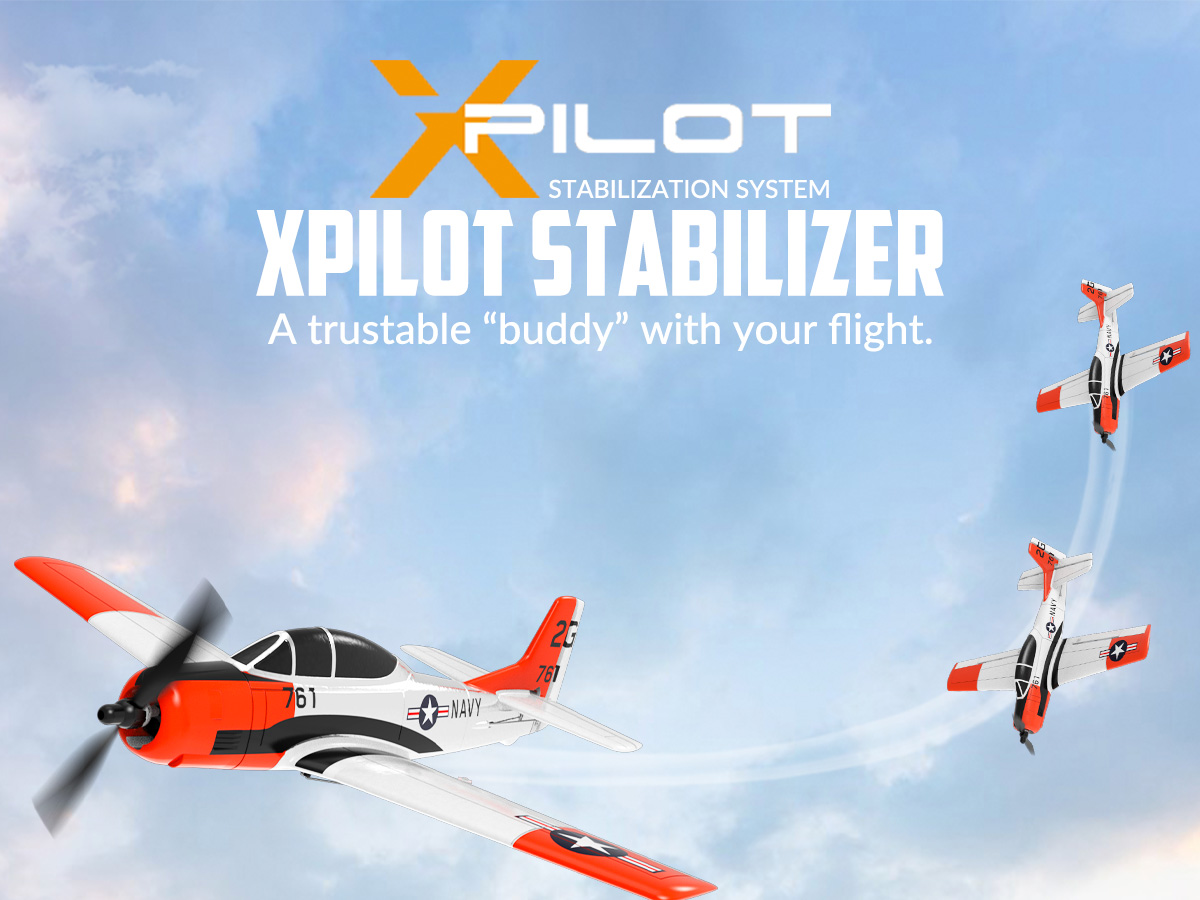 VOLANTEXRC RC Airplane Control 2.4Ghz 4CH Aileron T28 Trojan 400mm ...