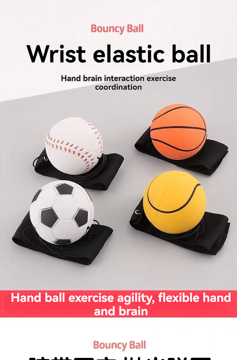 手腕彈力球 jumping ball bouncy ball rubber ball bouncing ball bounce ball ...