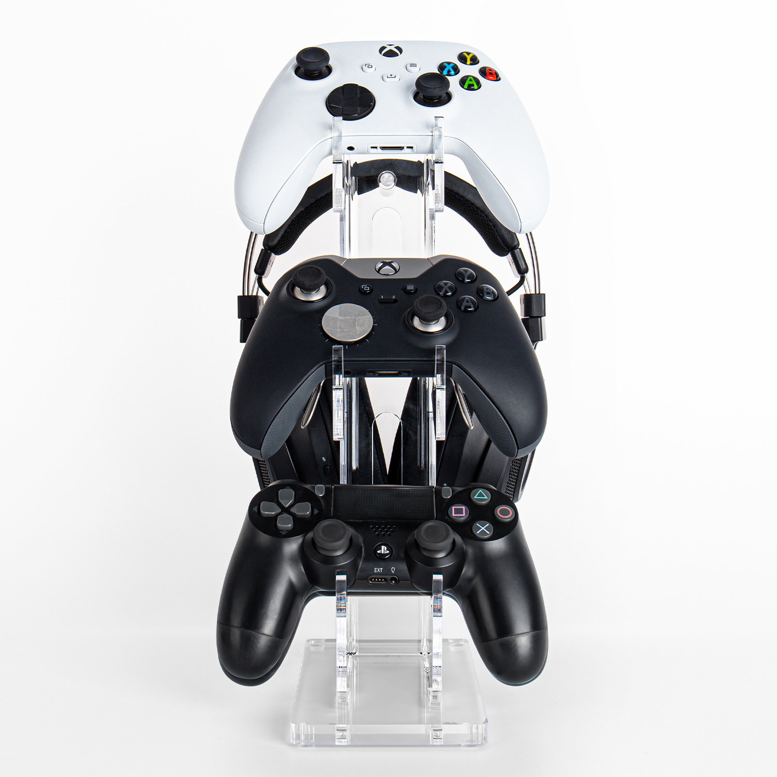 3 Tier Controller Holder Headset Stand Game Controller Acrylic Holder ...