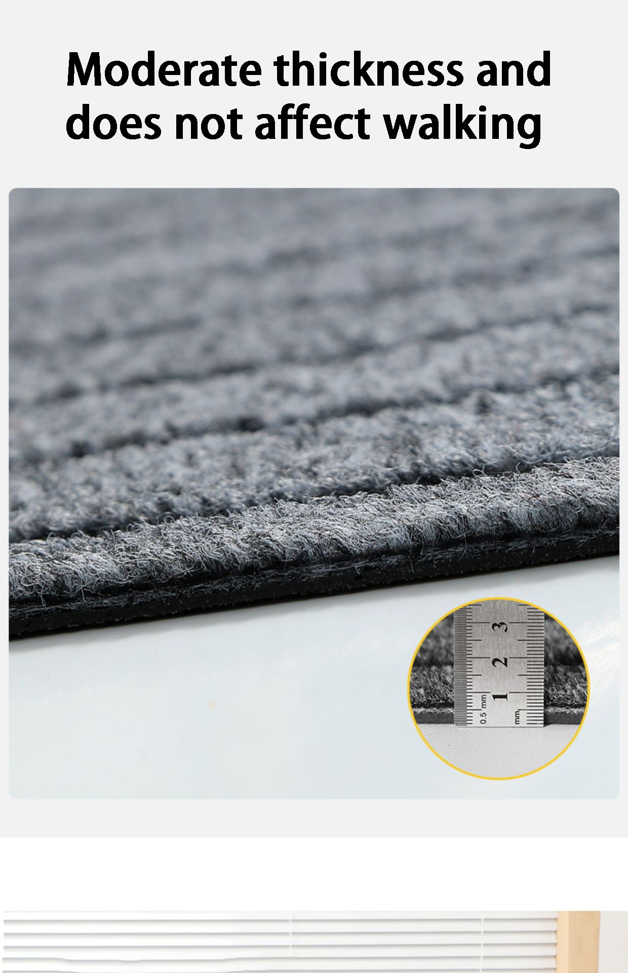 Kitchen floor mats are water-absorbing, anti-skid and oil-proof, scrub ...