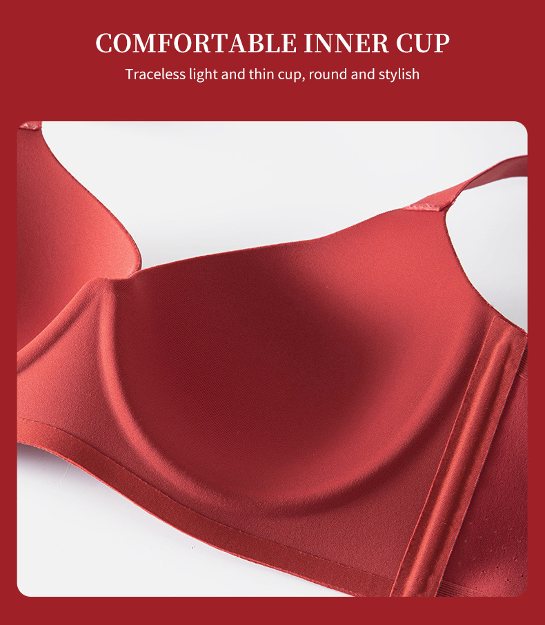FallSweet Women Push Up Bras Soft Underwire Seamless Anti-sagging ...