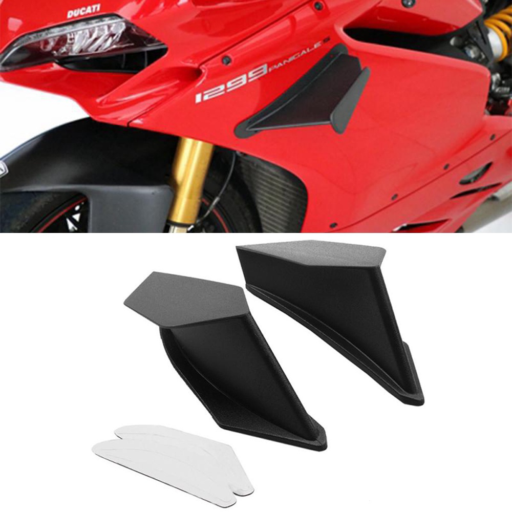 1 Pair Universal Motorcycle Winglet Side Wings Fittings for Honda ...