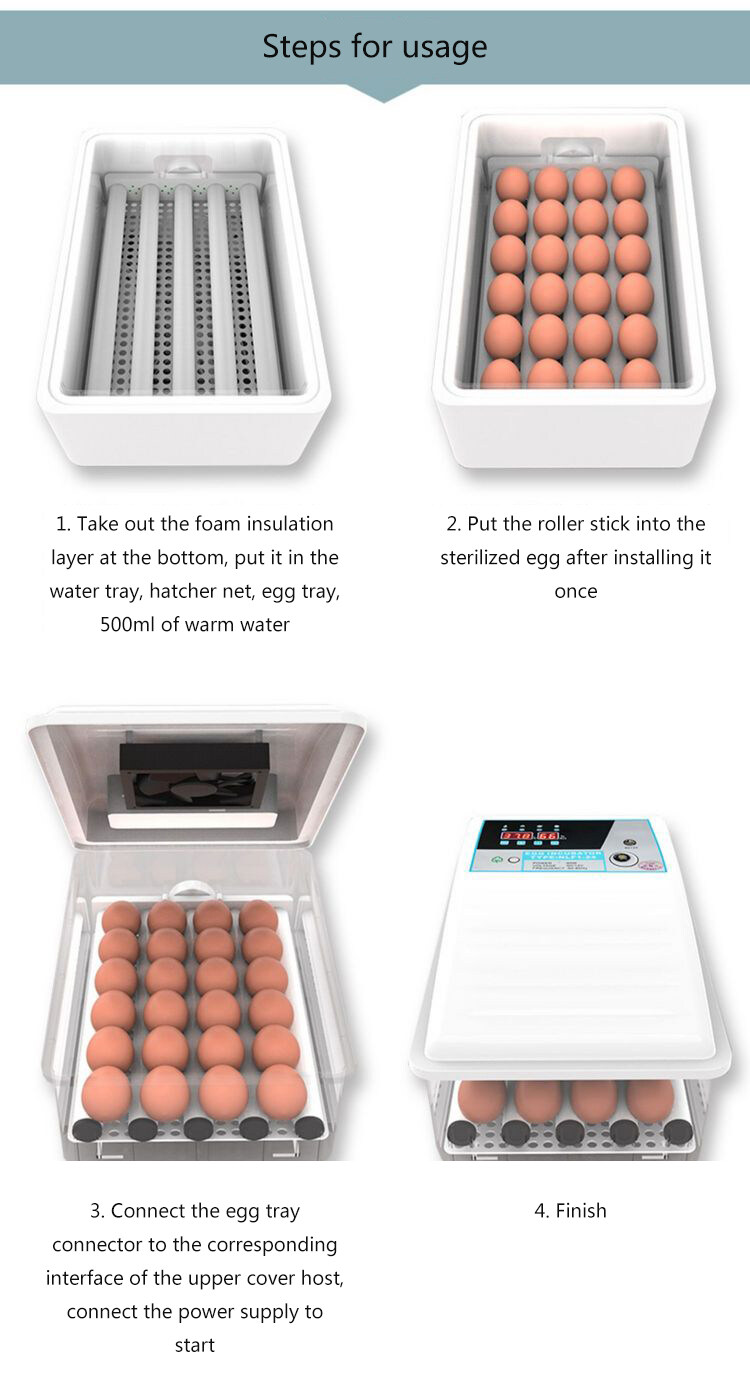 Incubator Egg Automatic Egg Machine Small Chicken Incubator Mesin Telur ...