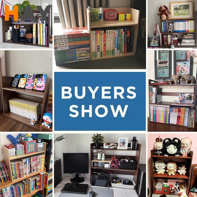 Book Rack Rak Buku Murah Desk Organizer Storage Rack Bookshelf Desktop ...