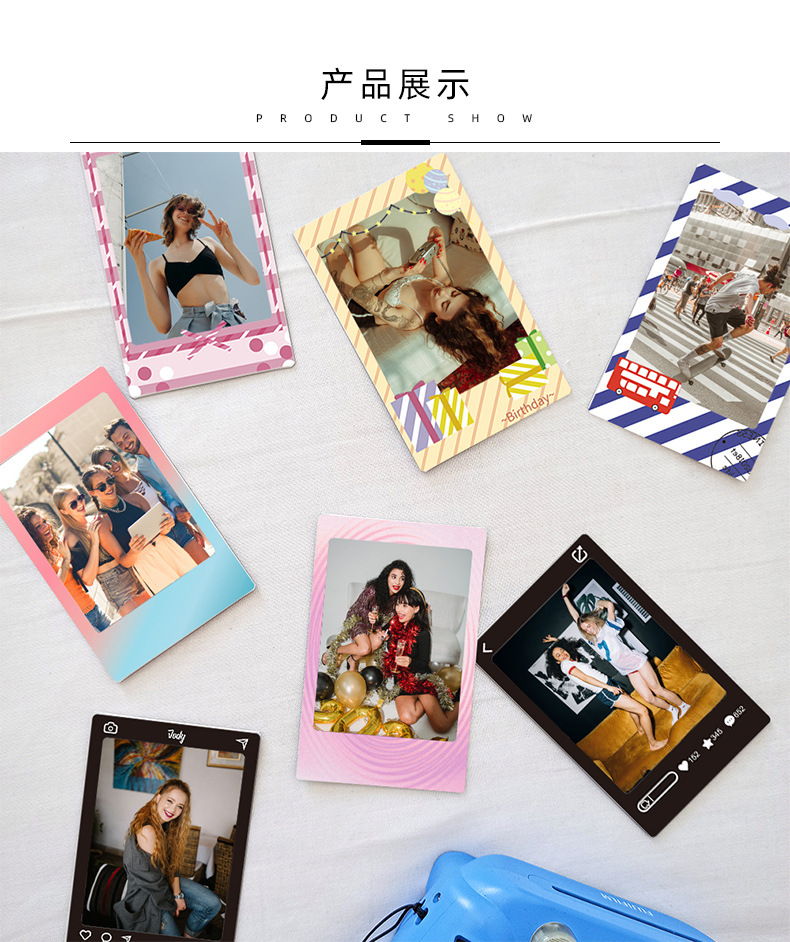 DIY Color Frame Stickers Photo Decoration For 3 Inch Fujifilm Instax ...