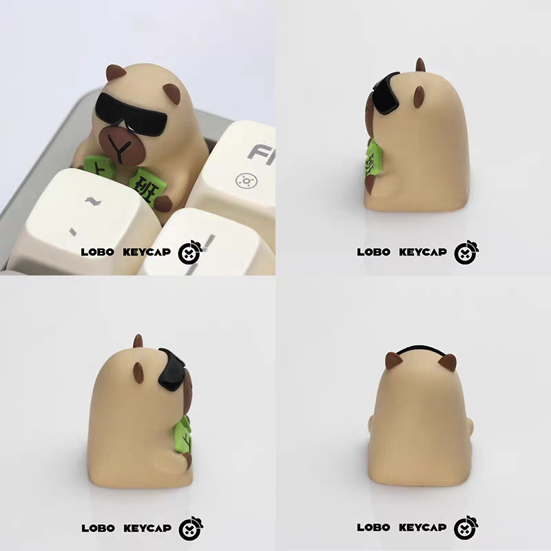 Capybara keycaps keycaps Mechanical Keyboard Dedicated Button Cute ESC ...