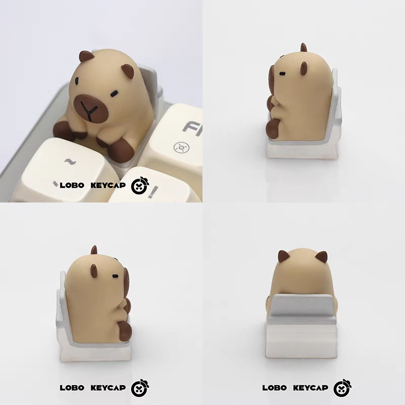Capybara keycaps keycaps Mechanical Keyboard Dedicated Button Cute ESC ...