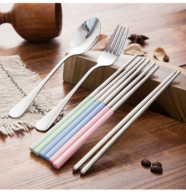 Chopsticks, spoons, forks set for adult takeaway restaurants, single ...