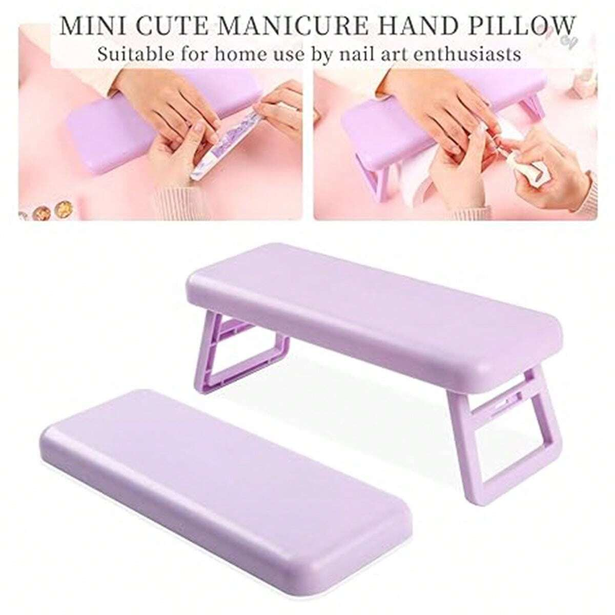 Manicure Hand Pillow Foldable Heightened Manicure Plastic Hand Pillow ...