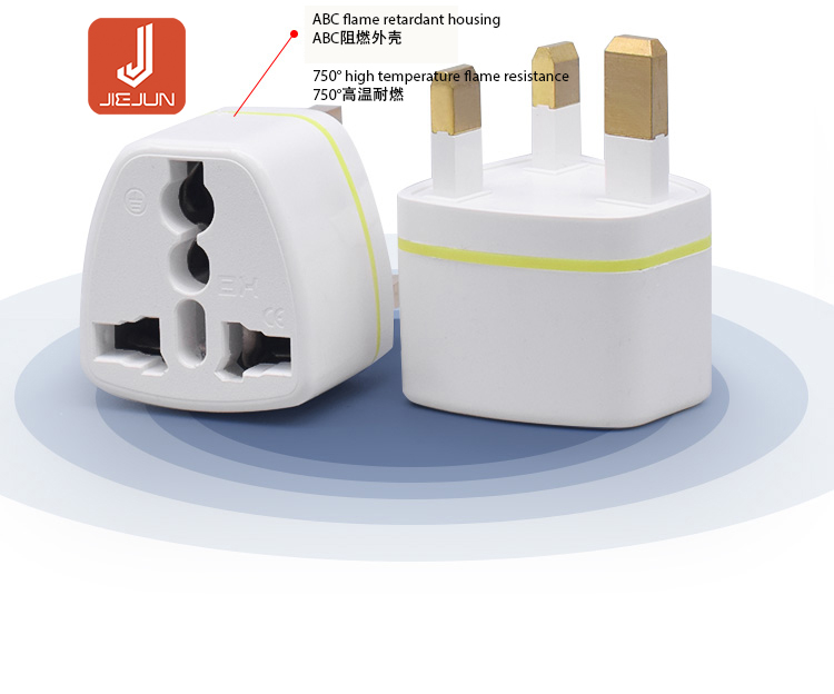 Universal AU UK US EU Plug Adapter US to EU Converter Black/White Australian Euro Travel Adapter ...