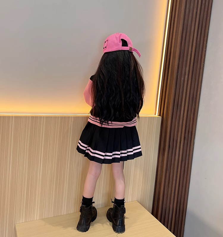 [baju raya] Lemon Tree 3-15Y Girls' Baseball Uniform Suit Spring Autumn ...