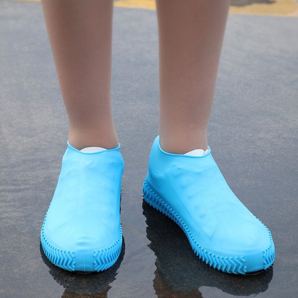 Waterproof Silicone Rubber Shoe Covers Anti-Slip Outdoor Protection for ...