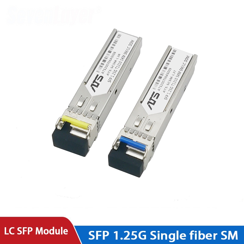 1 Pair Sc/Lc 5Km 20Km Gigabit Sfp Module Bidi Single Mode Fiber Optical ...