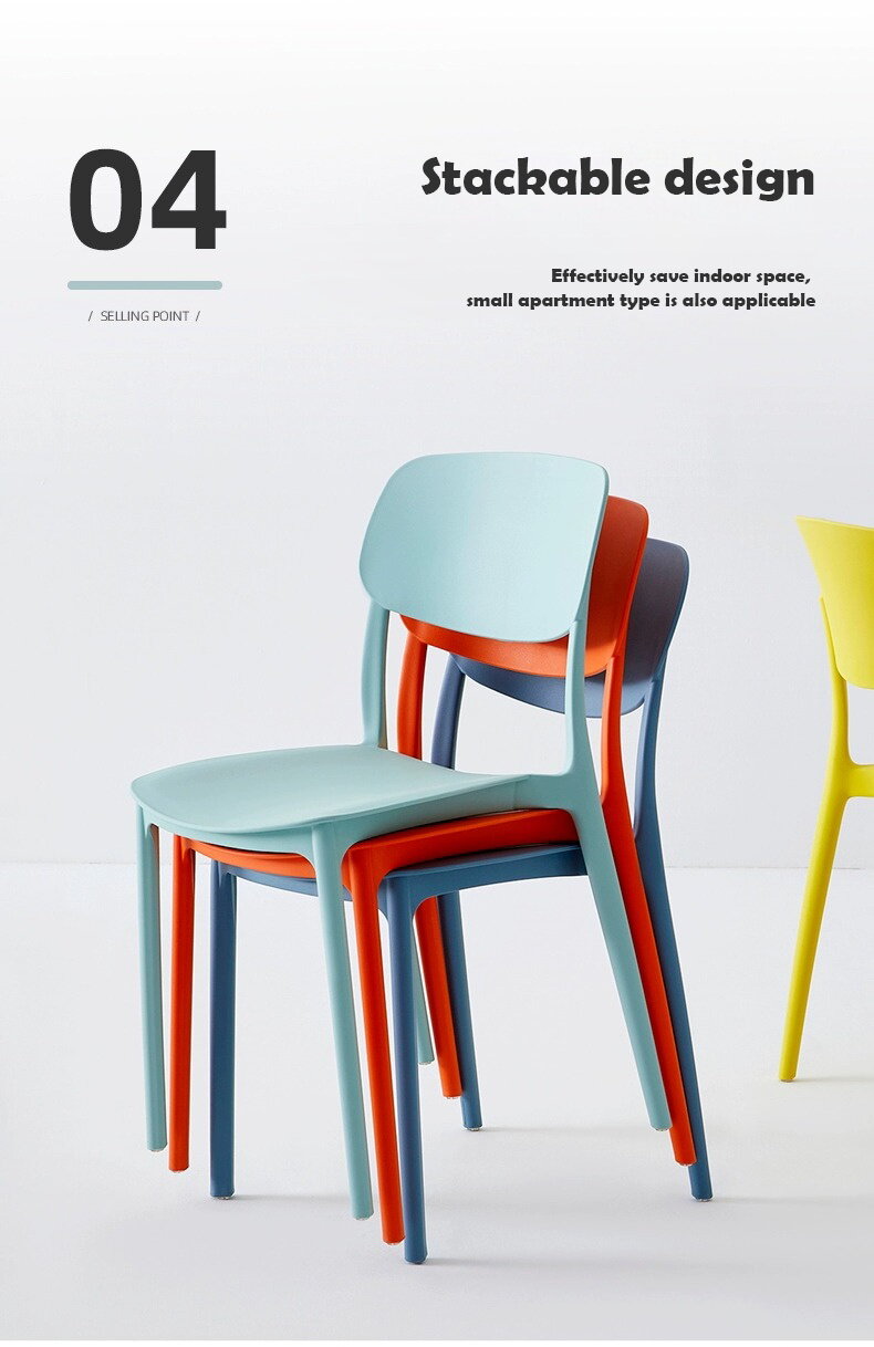 Nordic Candy Chair Plastic Chair Cafe Chair Dining chair study chair ...