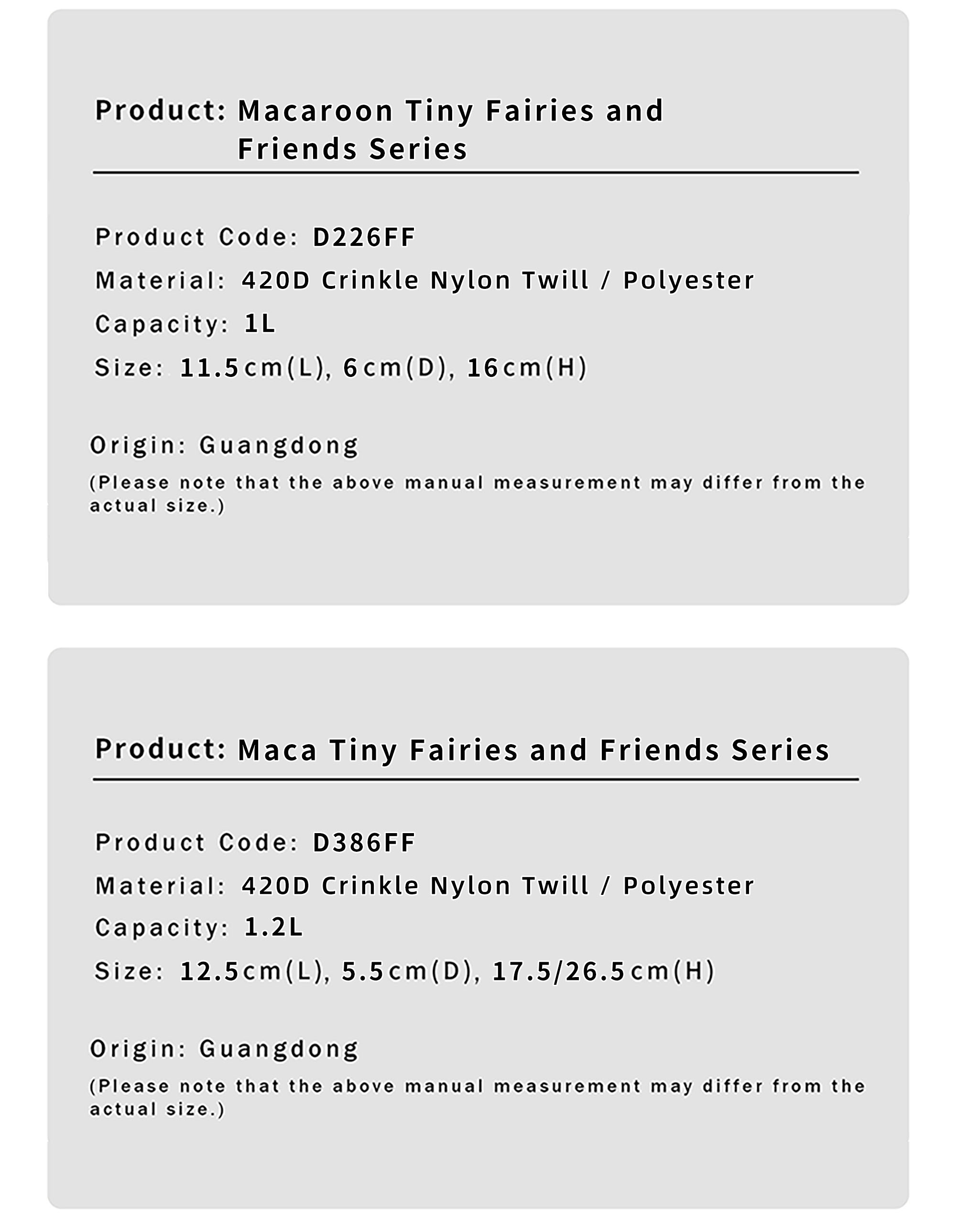 Doughnut Fairies and Friends Series Ladies Lightweight Casual Backpack/Crossbody Bag (1L/1.2L/2 ...