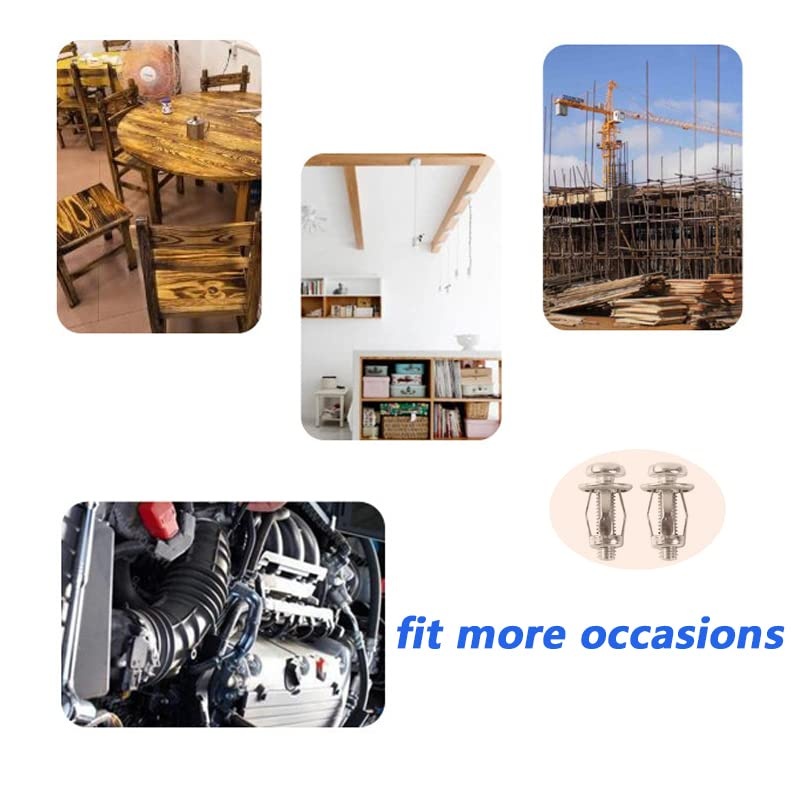 15pcs M4 M5 M6 M8 Lantern Type Rivet Nut Wall Plug Fixing Expansion ...