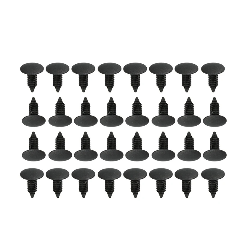 190PCS Car Fastener Clips - 6 Sizes Plastic Fasteners for Automotive ...