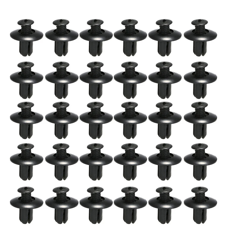 190pcs Car Fixing Parts Clip 6 Sizes Plastic Fastener Kit Car ...