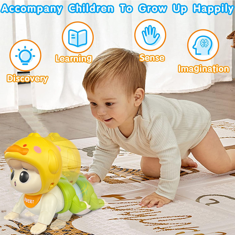 Baby Crawling Toys 6 Months+，Baby Infant Toys with Music， Early ...