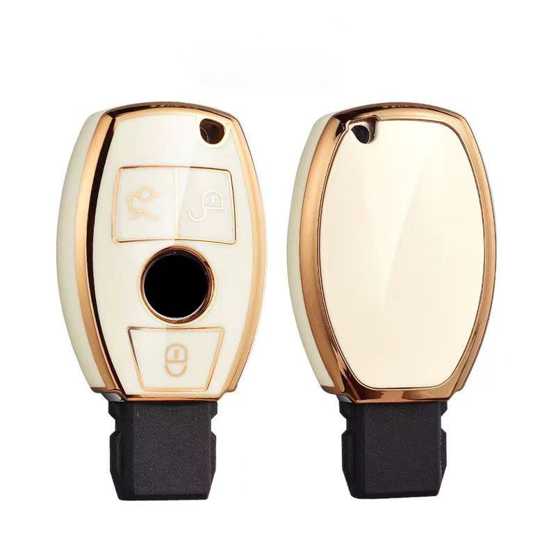 2/3 Buttons Premium TPU car remote key case for Mercedes Benz A /B /C ...