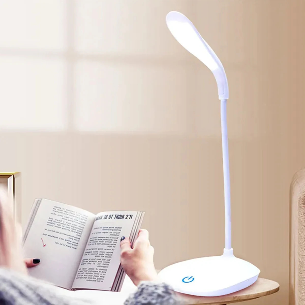 Led Desk Lamp Night Light Study Eye Protection Lamp USB Rechargeable 3 ...