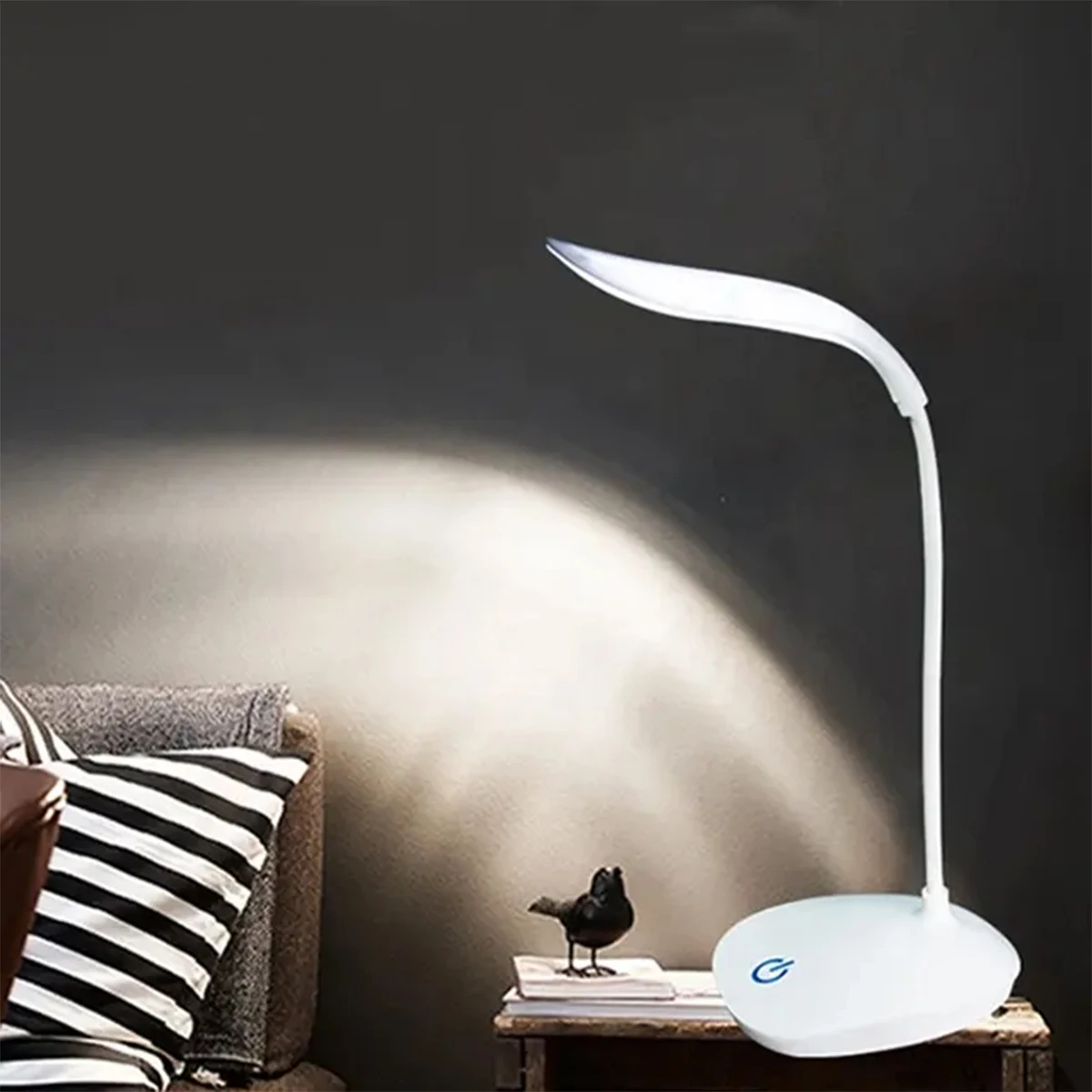 Led Desk Lamp Night Light Study Eye Protection Lamp USB Rechargeable 3 ...