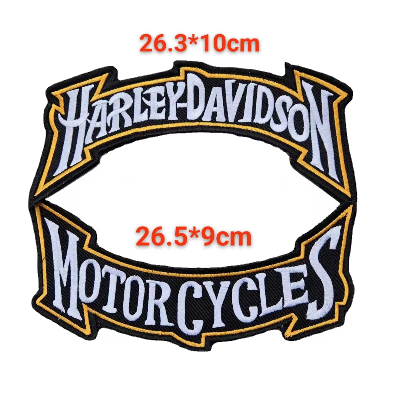Custom Brand Logo Embroidery Patches Iron On Sew On Harley-Davidson ...