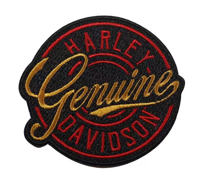 Custom Brand Logo Embroidery Patches Iron On Sew On Harley-Davidson ...