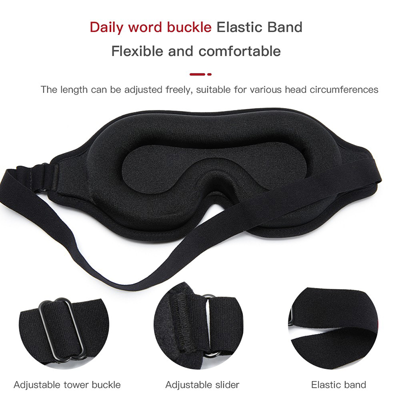 KIPRUN 3D Memory Foam Sleep Eye Mask, 100% Blackout Sleep Mask for ...
