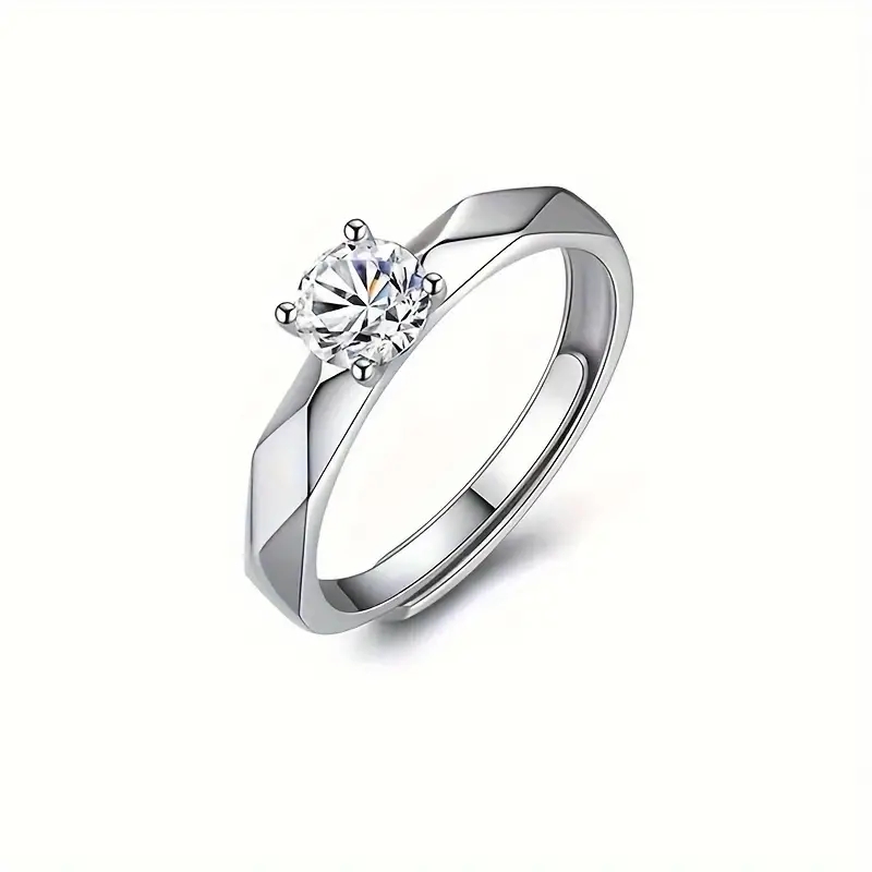 Fashion Simple Wedding Couple Rings Couple Gifts Rings Diamond Rings ...