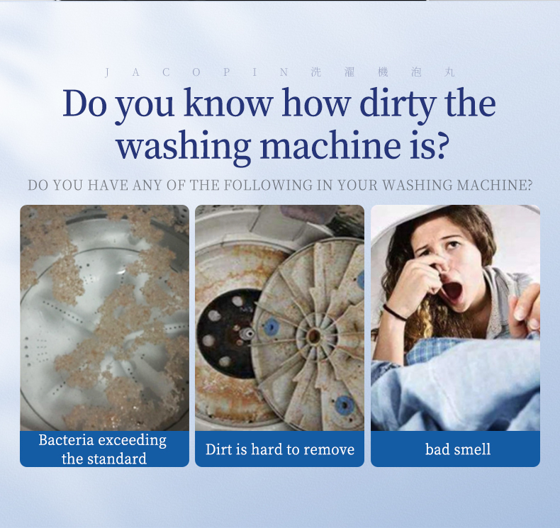 Hot in Japan Washing Machine Cleaner Washing Machine Bubble Pills 30g*6 ...