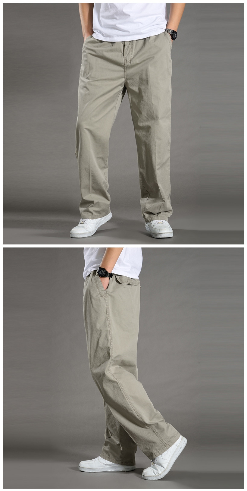 【READY STOCK】ProMan Long Pants Male Five Colorsm-4Xl Pure Cotton Men's ...