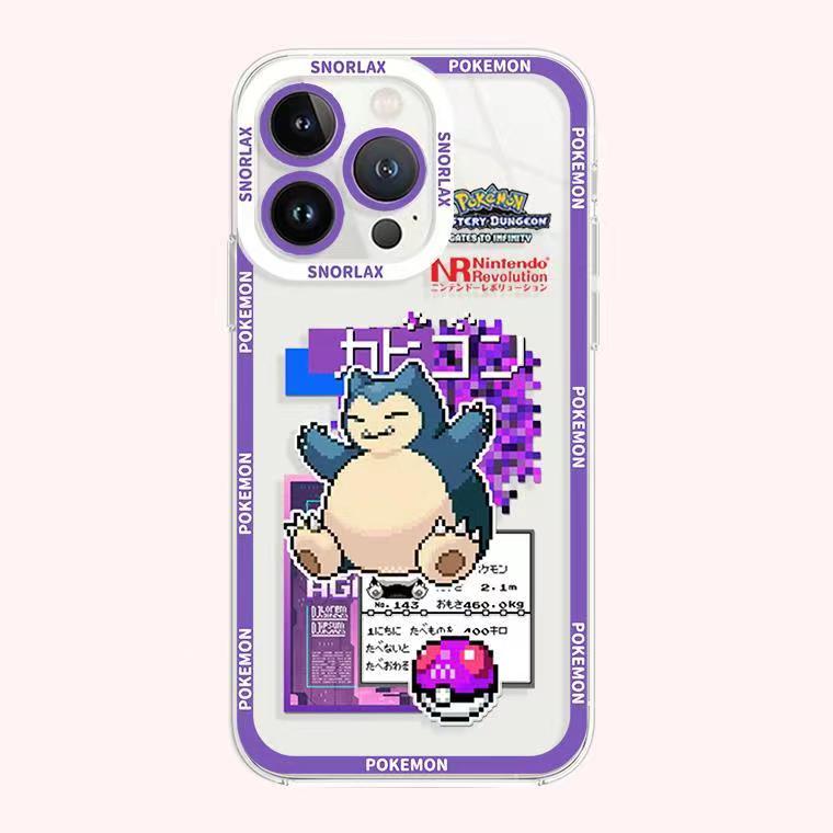 Cartoon Pokemon Jigglypuff/Snorlax/Lucario/Greninja Soft Phone Case For ...