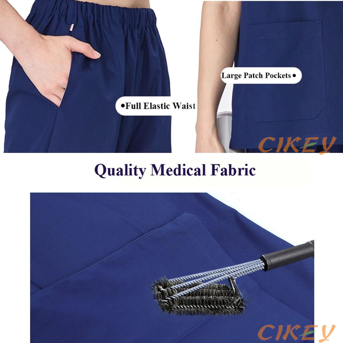 🔥READY STOCK🔥 Doctor‘s Scrub Baju Scrub MEDICAL SCRUB SUIT TOP ONLY ...