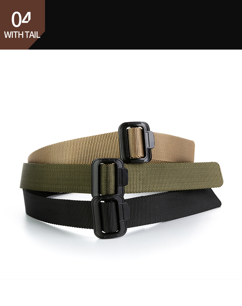 Military Tactical Belt for Men Adjustable Outdoor Waist Belt with ...