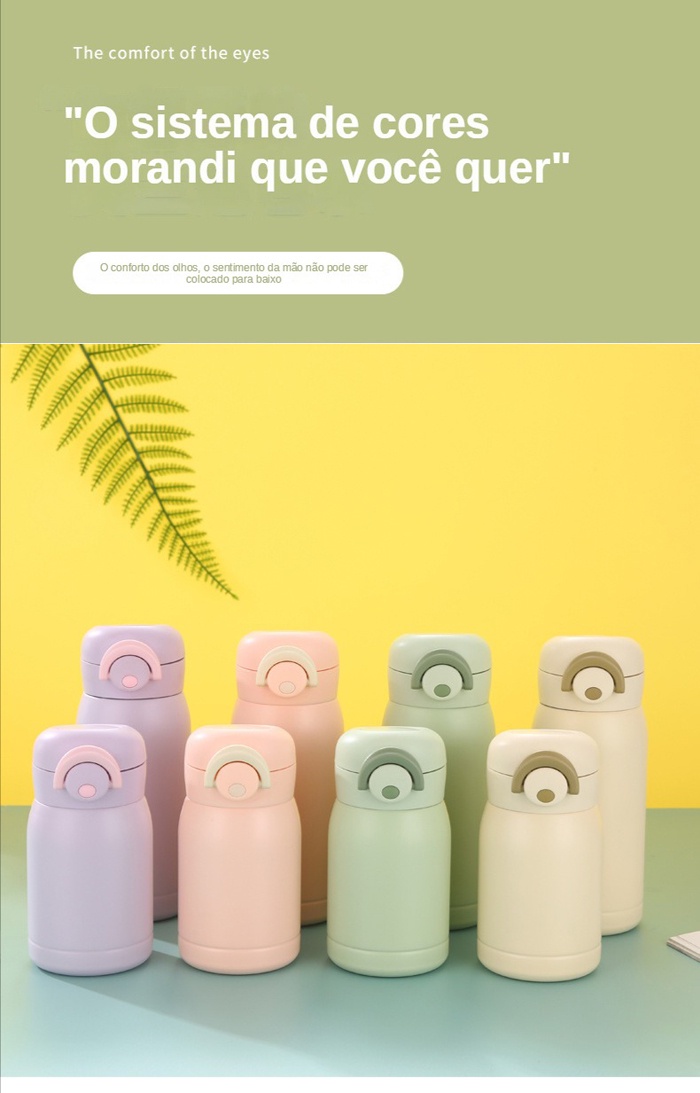 Cute mini small thermos cup good luck pocket cup portable creative pot ...