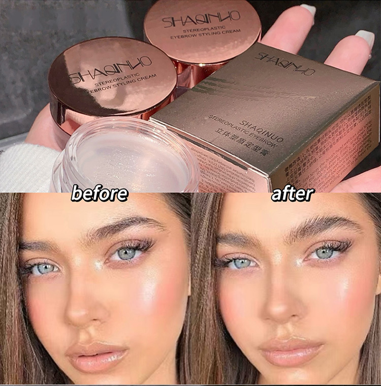 Long-Lasting Waterproof Eyebrow Pomade for 3D Feathery Natural Brows ...