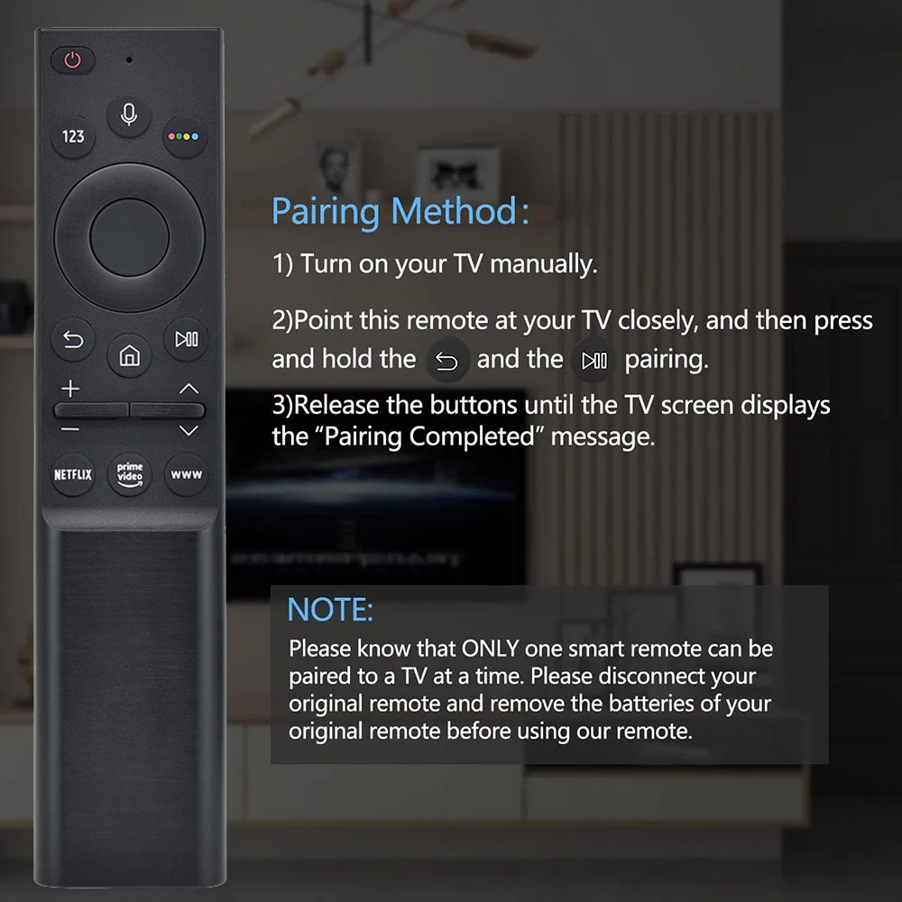 New Bn59-01363L Bn59-01363C Voice Remote Control For Smart Tv Ua75Au8000 Qn43Ls03Aafxza ...