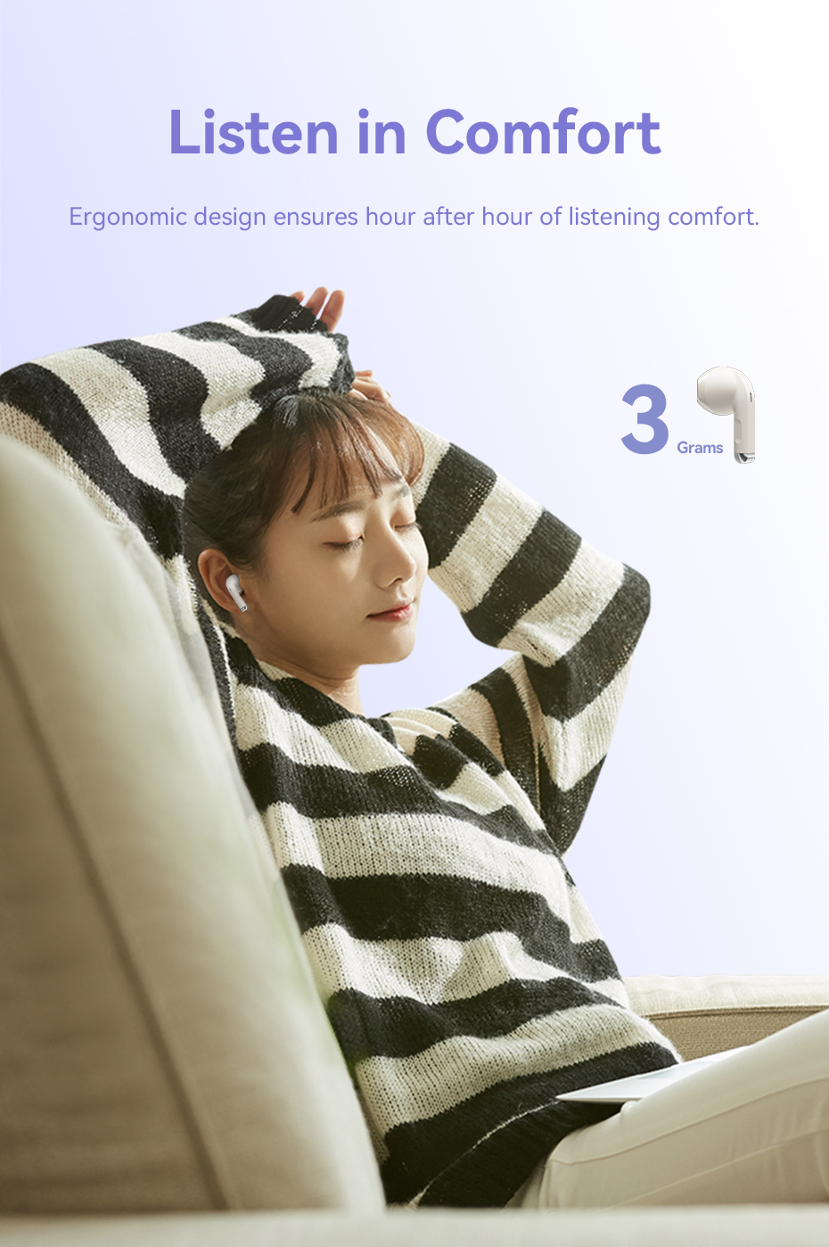 Vention Elf E06 Bluetooth 5.3 Earbuds with AI-Based ENC Earphone High ...