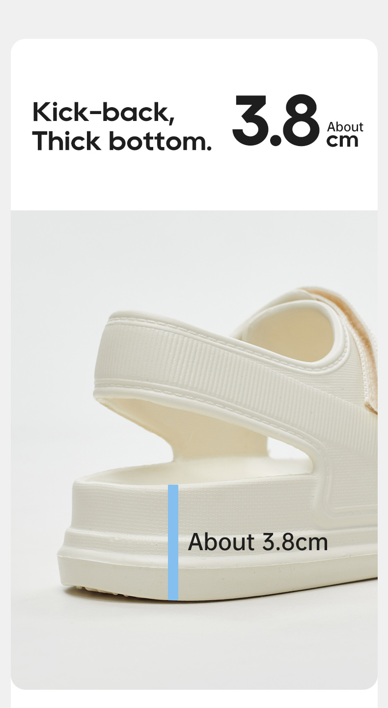UTUNE Womens Sandals Strip Beach Style Sandal Casual Soft Sole Non-Slip ...