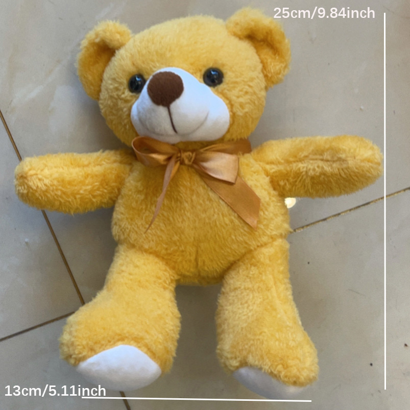 9.84 inch 5 Colors Stuffed Toy Say Hello Lovely Teddy Bear Baby Hug ...