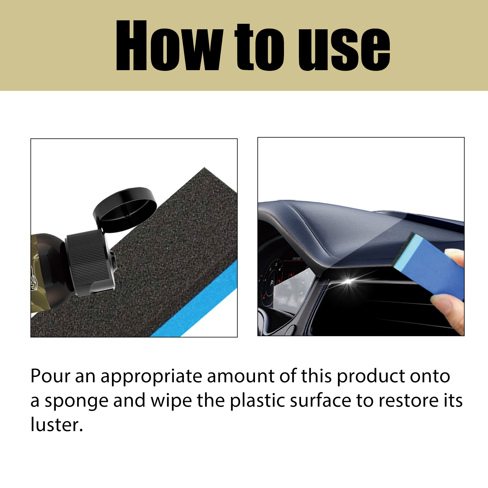 Homonth Automotive plastic refurbishing agent Automotive Interior clean ...