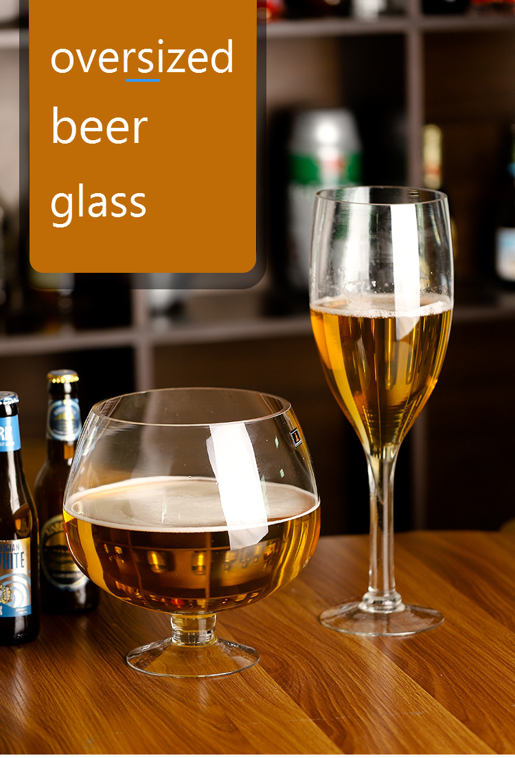Large Beer Glass Oversized Festive Parties Spoof Goblet Large Capacity ...
