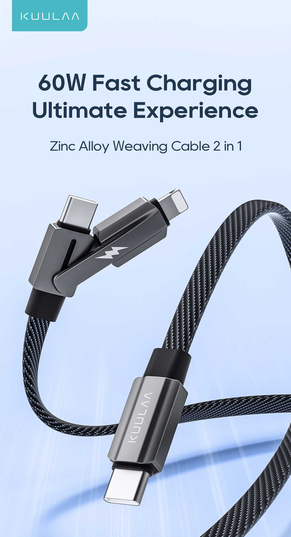 KUULAA USB C-cable three in one USB-C cable 60W USB-C charger cable ... KUULAA USB C-cable three in one USB-C cable 60W USB-C charger cable ...