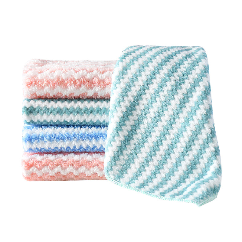 Microfiber Cleaning Cloth and Reusable Kitchen Towel Dish Cloth High ...