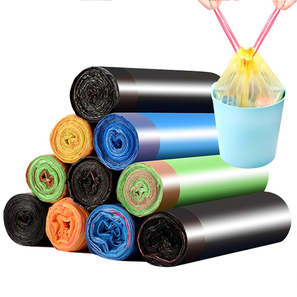 Home Kitchen and Bathroom Portable Multi-Purpose Garbage Bag, Colorful ...