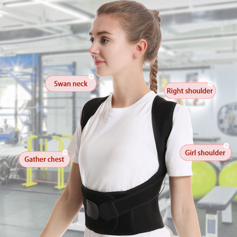 Breathable Back Correction Strap Adult Posture Corrector Belt Women Men ...