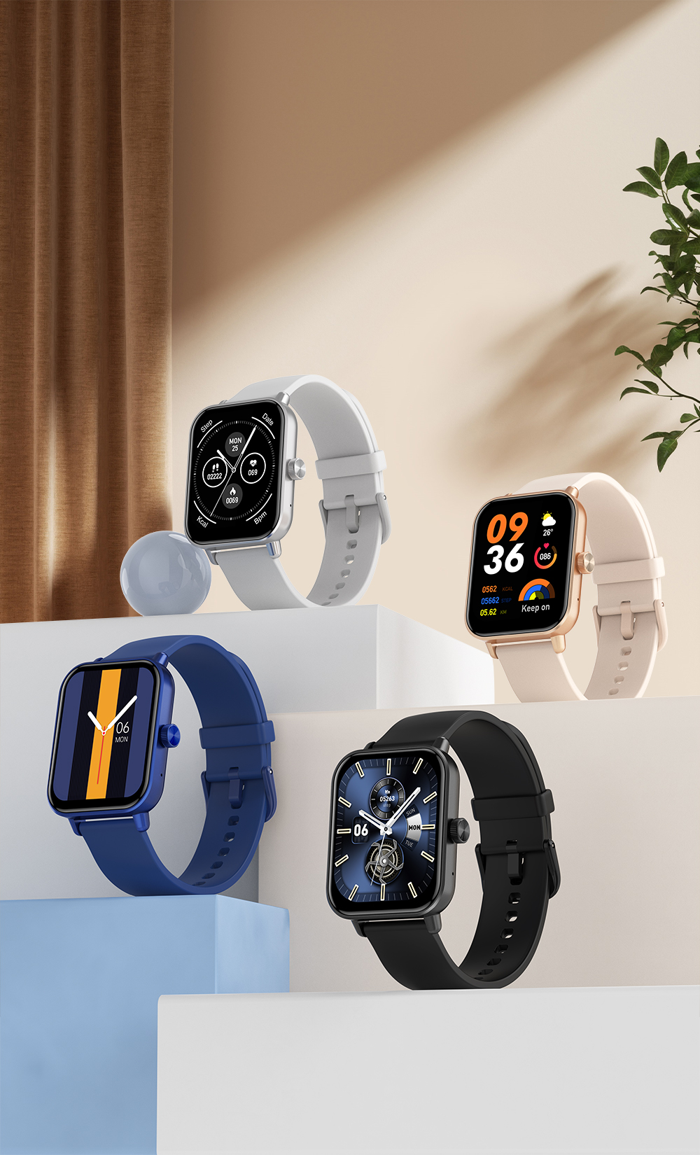 COLMI P81 Smart Watch 1.9inches IPS HD screen unisex watch IP68 ...