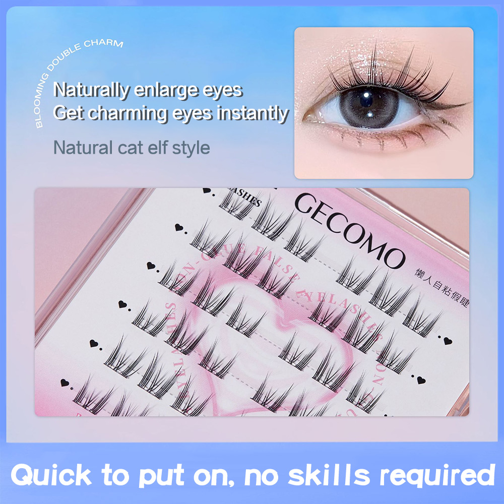 Gecomo Glue-Free False Eyelashes, The First Choice For Beginners, No ...