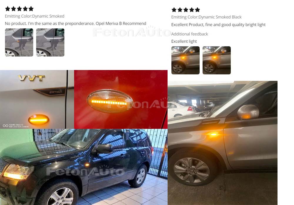 LED Dynamic Turn Signal Lights For Suzuki Swift Jimmy Vitara SX4 Alto ...